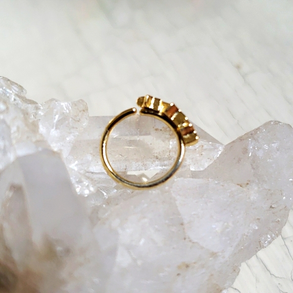 Body Candy | Jewelry | Body Candy Gold And Crystal Stars Nose Ring ...